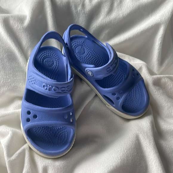 CROCS | Shoes | Crocs Light Blue Sandals Size 8 Toddlers | Poshmark